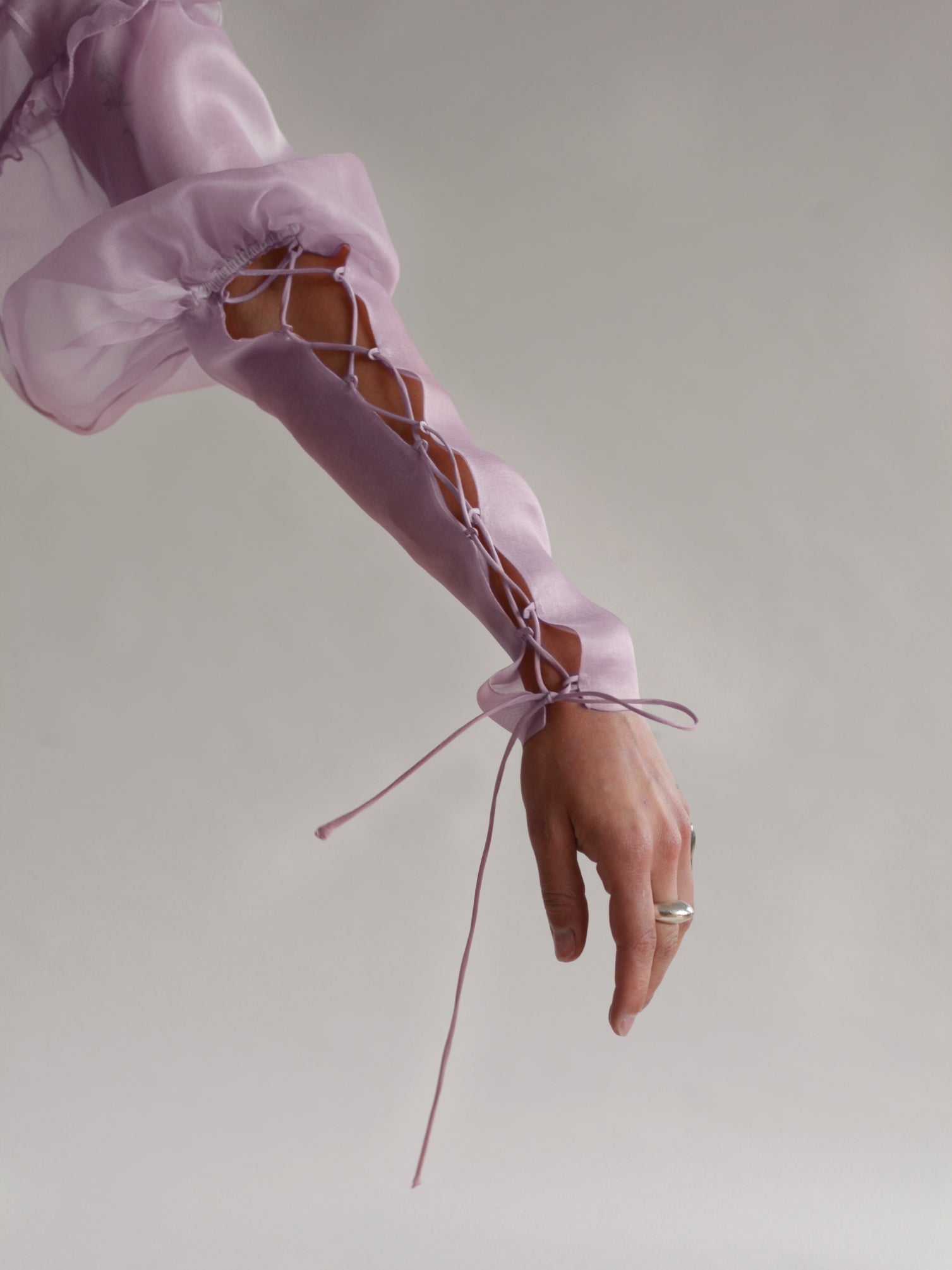 PRE-ORDER • Persephone Dress | Iris Silk Organza – Allina Liu